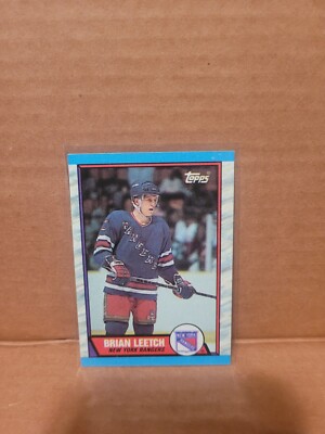 1989 90 Topps Brian Leetch Rookie Card Rangers | eBay