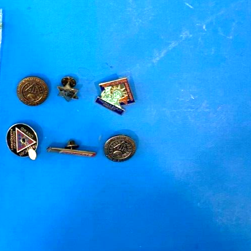 6 ATA Shooting Pins Trap And Skeet Hat and Vest All different | eBay