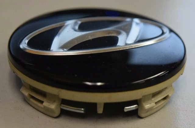 Set of Four (4) OEM Hyundai Center Hub Cap Black 52960-3x500 529603x500 ...