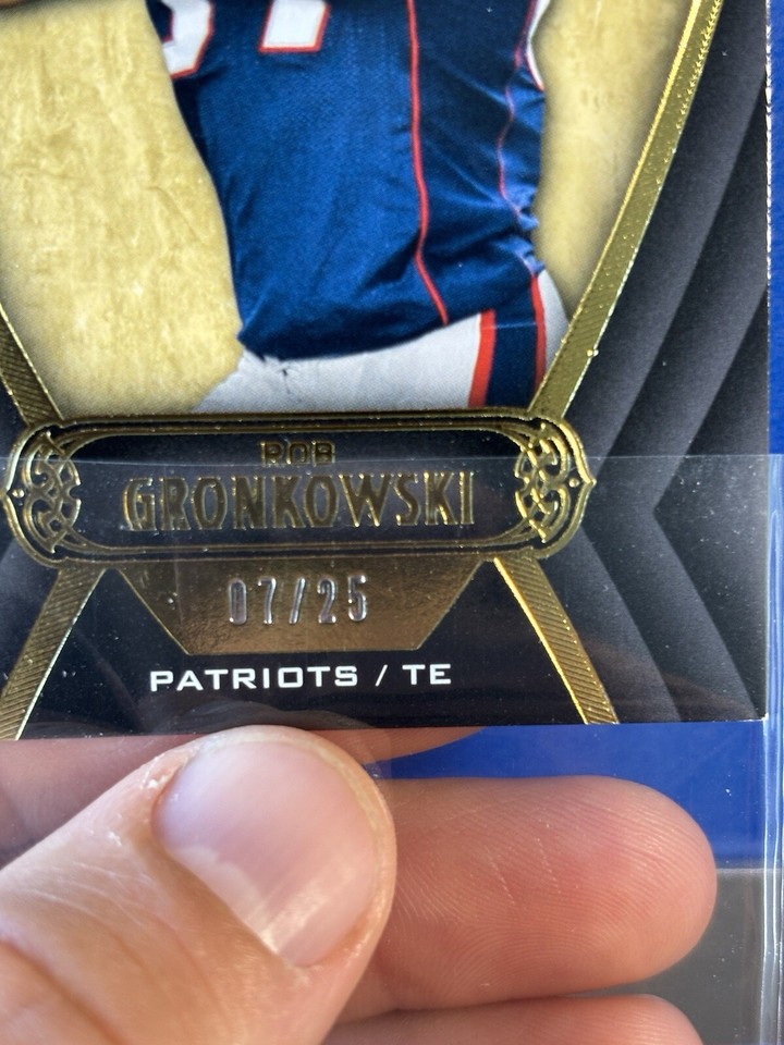 2010 Topps Supreme Rob Gronkowski Rookie Card /25 PATRIOTS GOAT TE ...