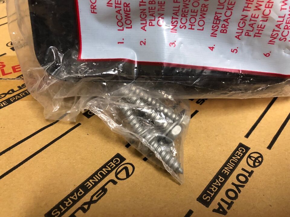 Genuine 2015-2017 Toyota Camry LE XLE Front License Plate Frame ...