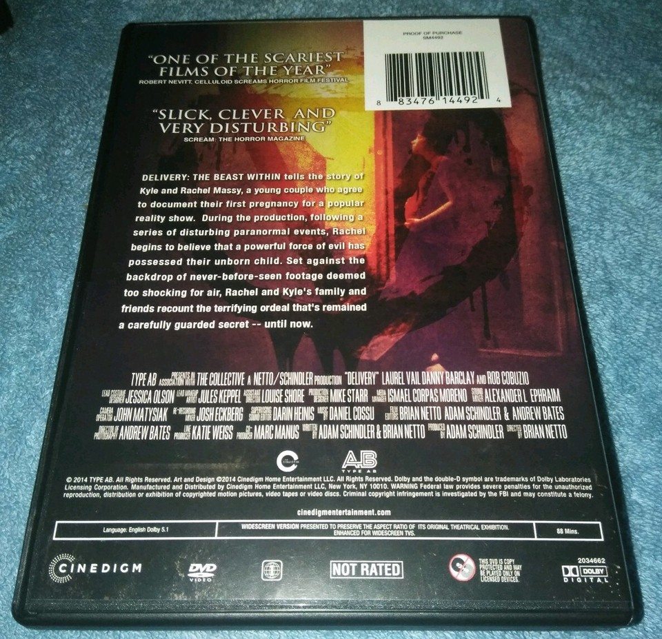 Delivery: The Beast Within (DVD *HORROR *HALLOWEEN 883476144924| eBay