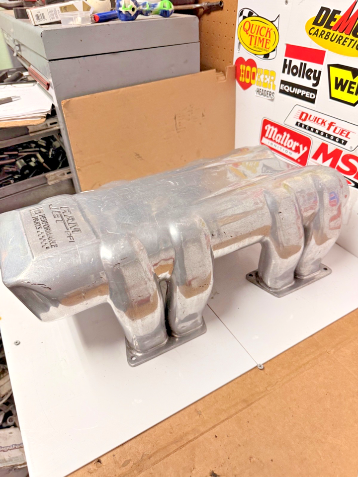 GM BBC 502 PERFORMANCE RAM JET PFI BBC POLISHED UPPER INTAKE MANIFOLD ...