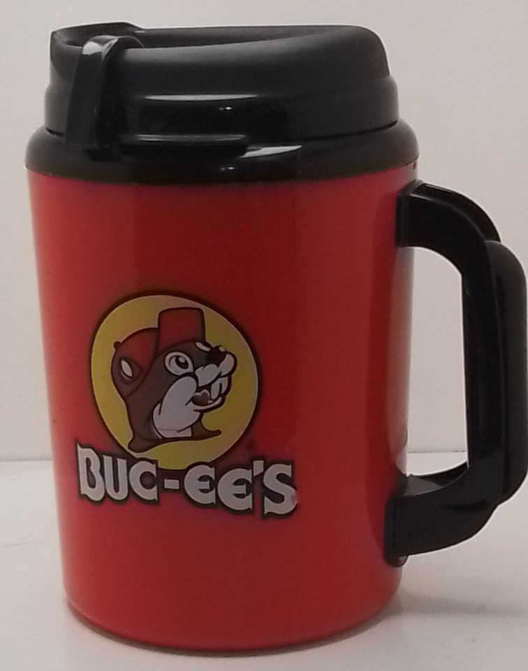 Buc-ee's Thermo-Serv Insulated Wide Travel Mug Red & Black 52 oz ...