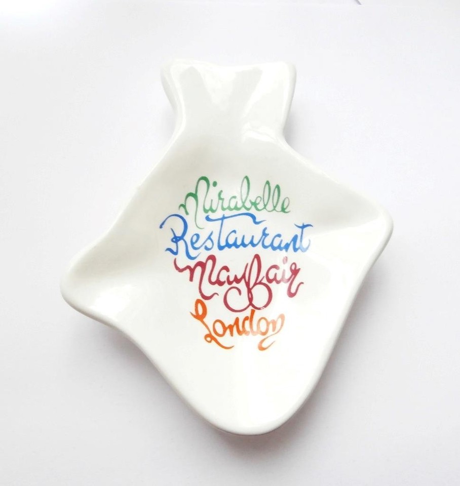 Vintage 1990's Y2K Marco Pierre White Mirabelle Restaurant Fish Shaped ...