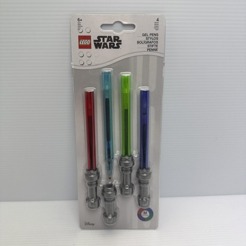 LEGO Star Wars Lightsaber Gel Pens 4 Pack Red Blue Green Purple NIB | eBay
