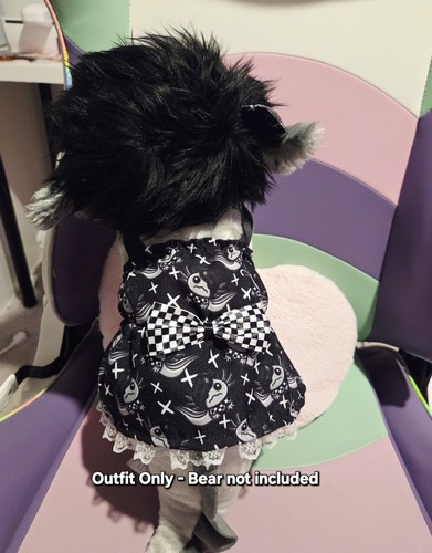 *OUTFIT ONLY* Emo Axolotl Build A Bear Neck Tie Accessories Goth Y2K ...