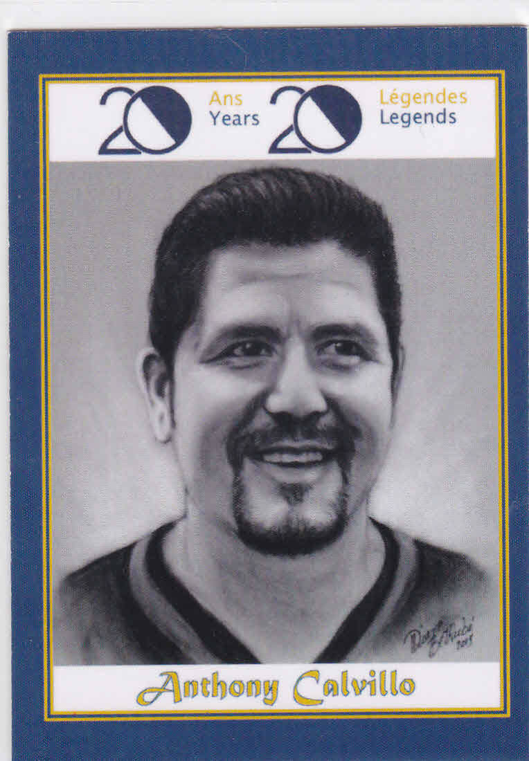 20 Years 20 Legends Card Show Ultra Limited /240 Anthony Calvillo (ID49 ...