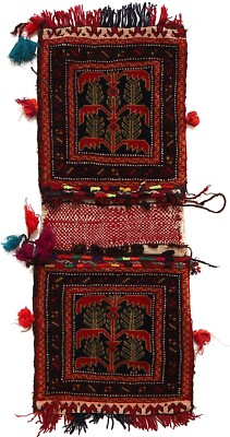 Arabian Show Horses Saddle Bag Hand Knotted By Afghan Artisan Woolen ...