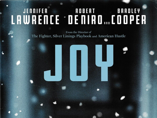 JOY 2015 Movie Poster Jennifer Lawrence 27X40" | eBay