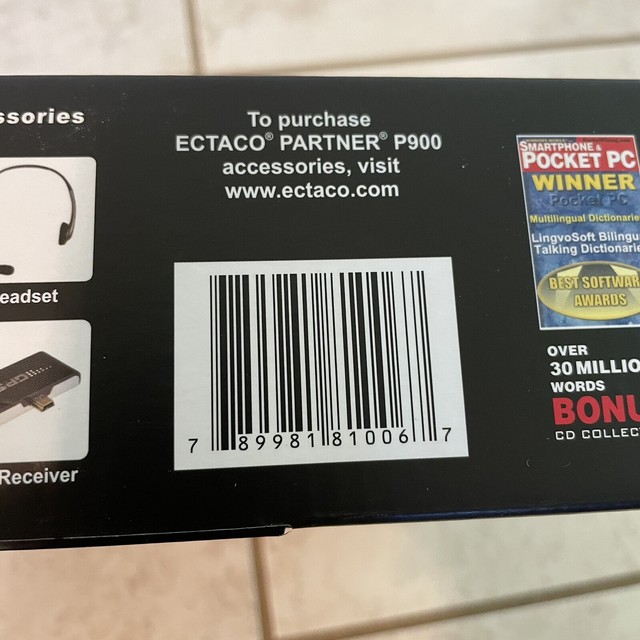 ECTACO P900 Partner English Spanish Language Teacher Talking Dictionary ...