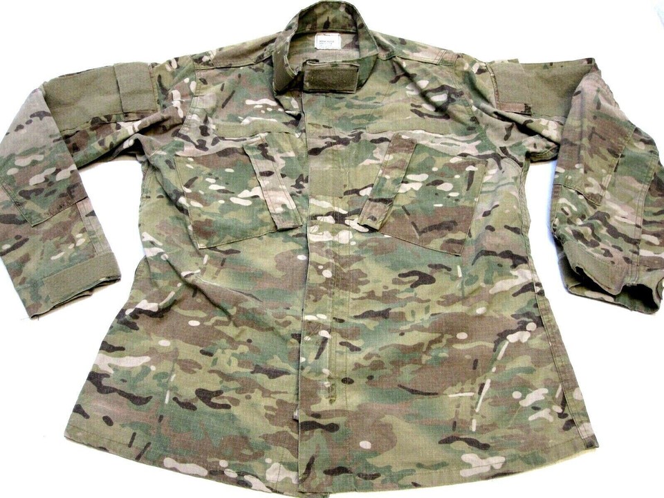 US Army Fr OCP Multicam ACU Uniform Camouflage Pants Jacket Medium Long ...