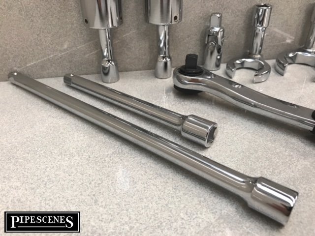 Professional Tap Back Nut Spanner & Tap Connector Set 1/2" & 3/4 ...