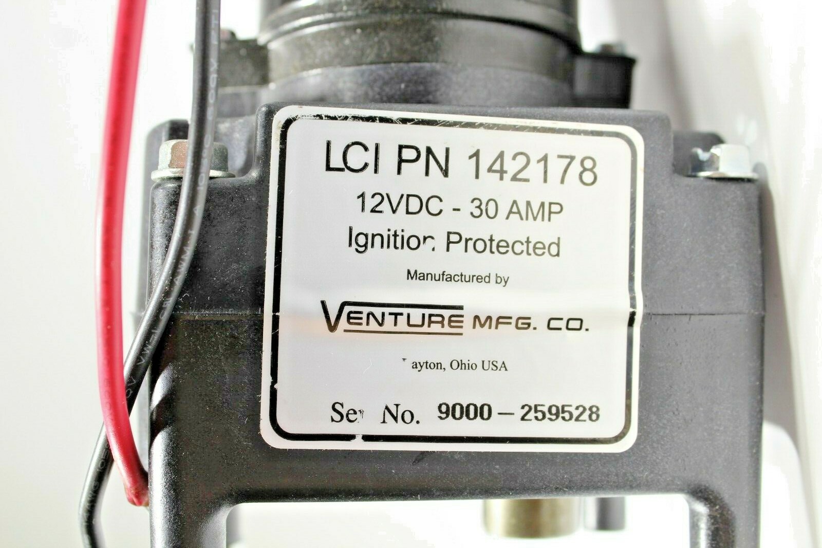 Venture Mfg./Lippert LCI PN 142178 12vdc-30amp Trailor/Motorhome Slide ...