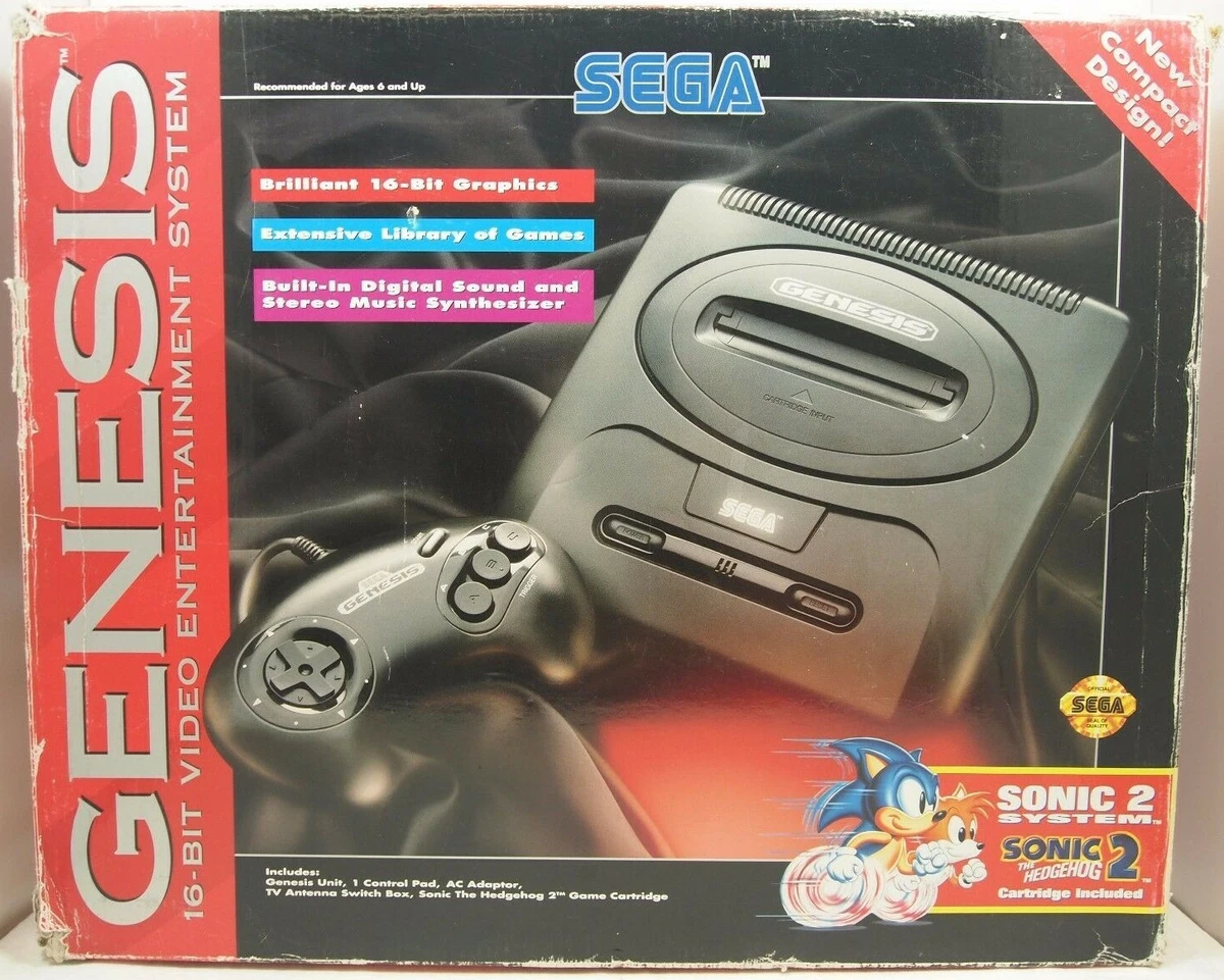Sega Genesis Box Sonic 2