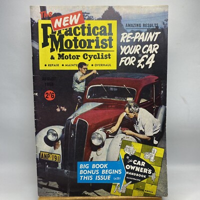 Practical Motorist Magazine August 1958 Vintage Automotive Collectable ...