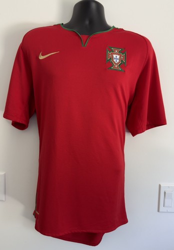 (Mint) Portugal 2008/10 Home Jersey Shirt Soccer Kit Ronaldo Football ...