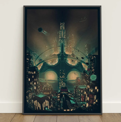 BioShock Poster | Retro Print | Wall Art | Kraft Paper Print 9 | eBay