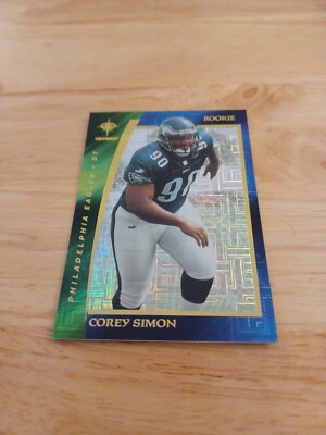 2000 Collector's Edge Odyssey #rd /999 Corey Simon #147 Rookie RC ...