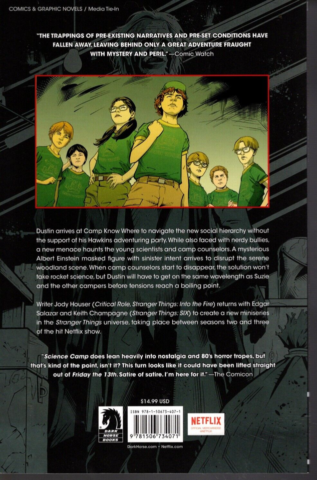 Stranger Things: Science Camp Dark Horse TPB Graphic Novel 2022 Unread ...