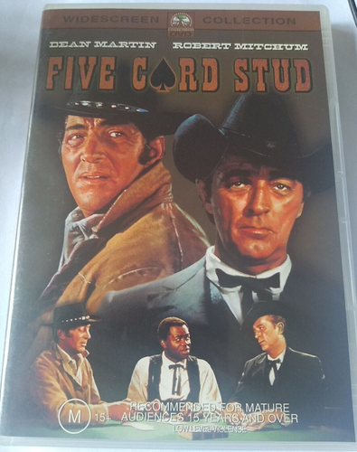 Five Card Stud DVD Region 4 VGC Western Dean Martin Robert Mitchum Free Postage | eBay