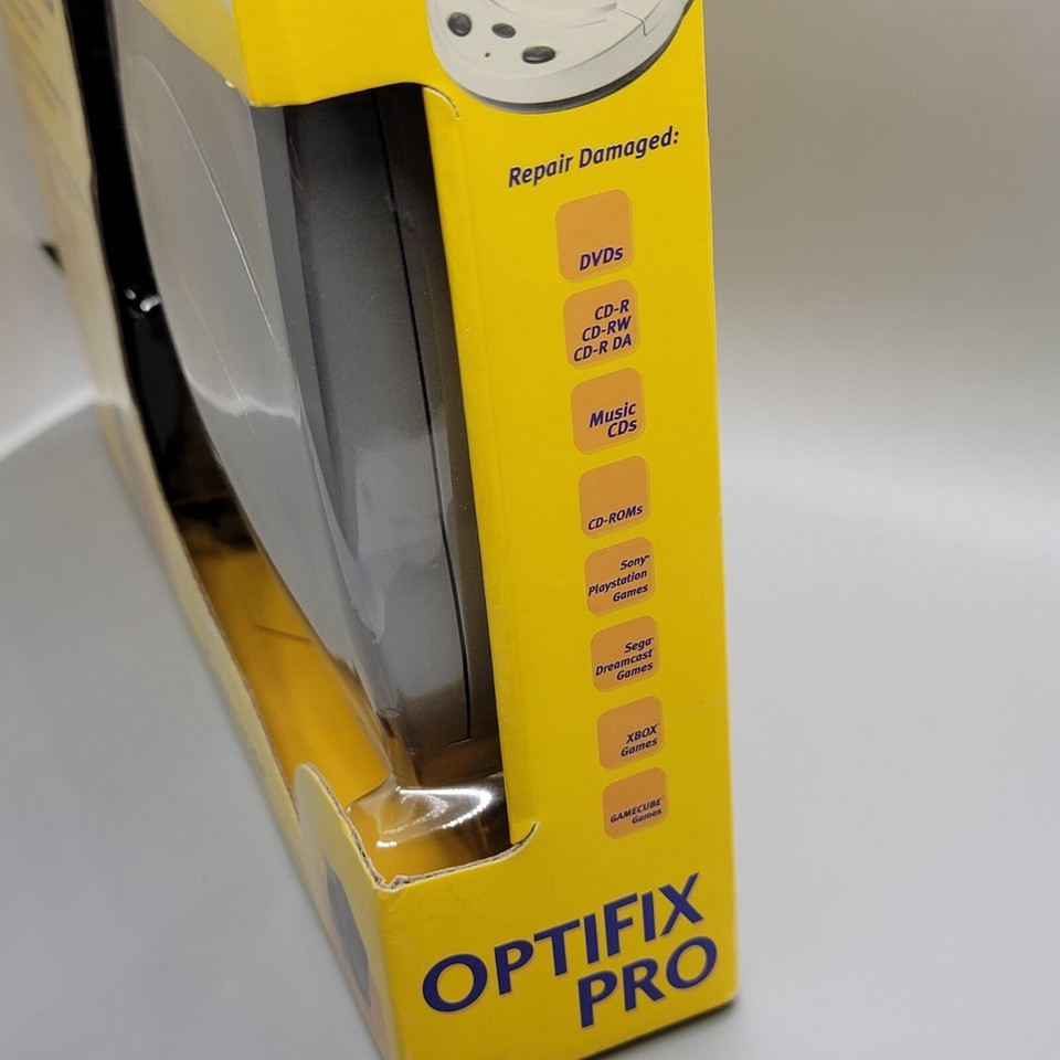 Memorex Optifix Pro Motorized CD DVD Video Game Cleaning & Repair System | eBay