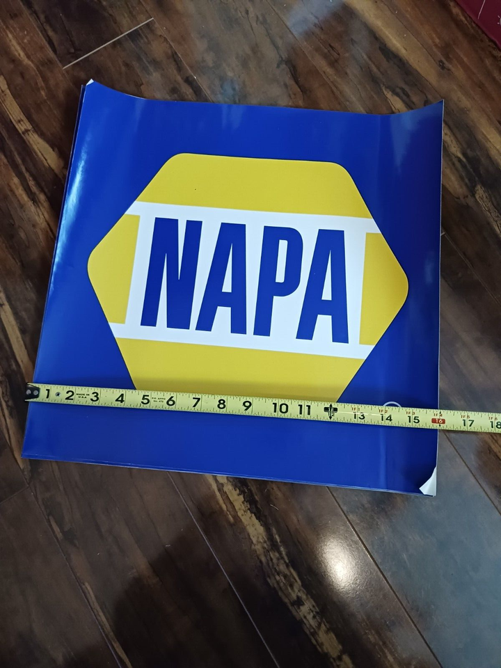 Vintage Old Stock NAPA Auto Parts Store Window Sign Decal Sticker ...