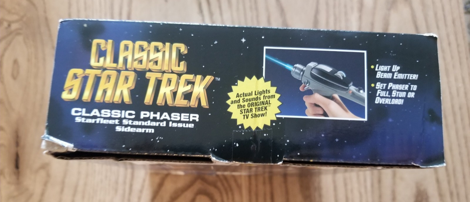 Classic Star Trek Classic Phaser Playmates 2022 Tested Works | eBay