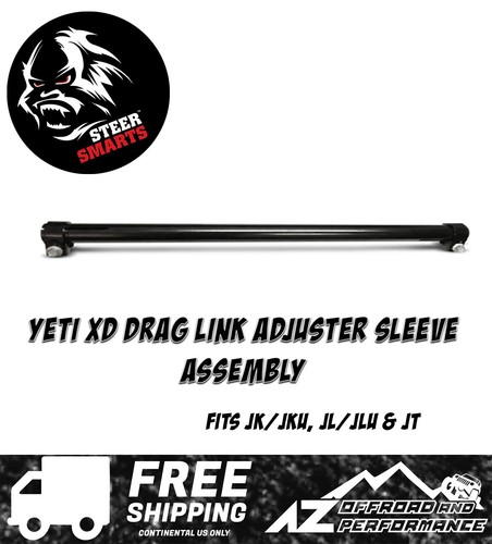 STEER SMARTS YETI XD DRAG LINK ADJUSTER SLEEVE ASSEMBLY JEEP JK JKU JL ...