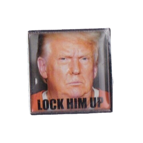 Donald Trump - LOCK HIM UP 1" Lapel pin lot - quantity 12 | eBay