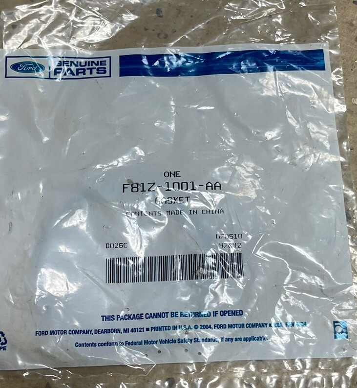 Ford Genuine Parts, Gasket, part# F81Z-1001-AA | eBay