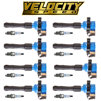 8 Energy Ignition Coil + 8 Denso Platinum Spark Plug for BMW 540i X5 ...
