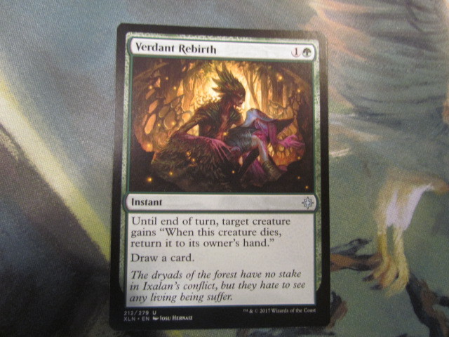 Ixalan unc. Verdant Rebirth x4 mtg 4x (from factory sets) unplayed, nm ...