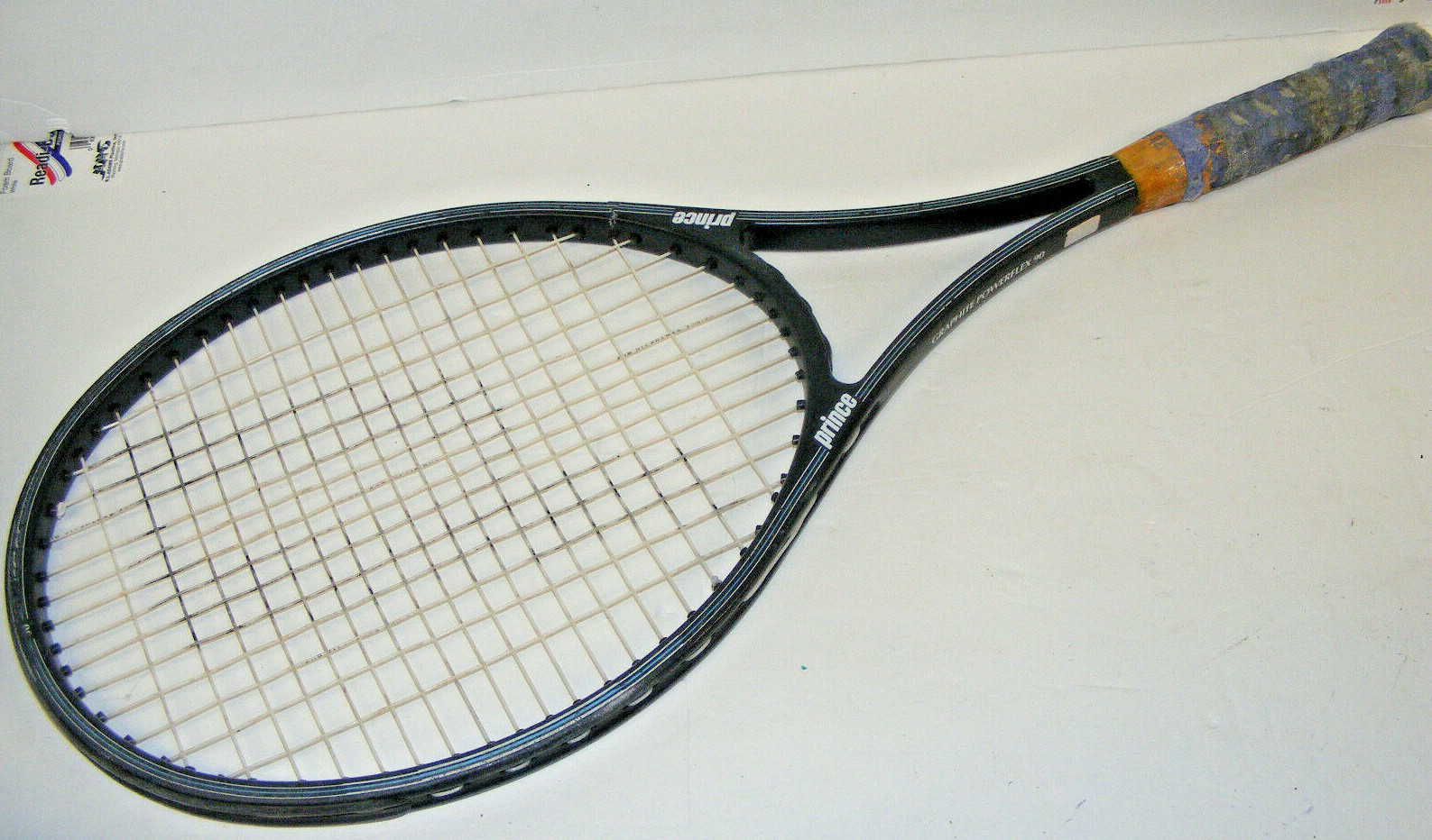 PRINCE GRAPHITE POWERFLEX 90 TENNIS RAQUET RACKET 4 5/8 3 Stripe ...