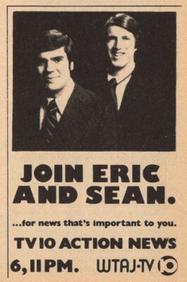 1977 WTAJ PENNSYLVANIA TV NEWS AD ~ SEAN McGRAW & ERIC RABE | eBay