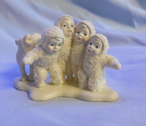 Five - Part Harmony - Snowbabies Miniatures Handpainted Pewter with box ...