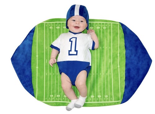 Baby Football Player Costume Blanket Swaddle Infant Boys Newborn 0-3 ...