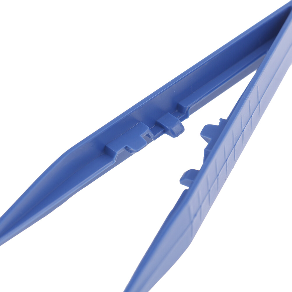 10X Reptiles Feeder Tweezer Plastic Terrarium Clamp Feeding Tongs kid C ...