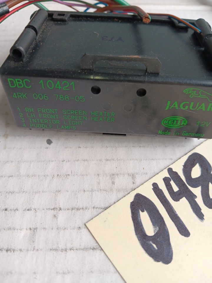 1993-1994 Jaguar XJ6 Interior Light Screen Heater Control Module DBC ...