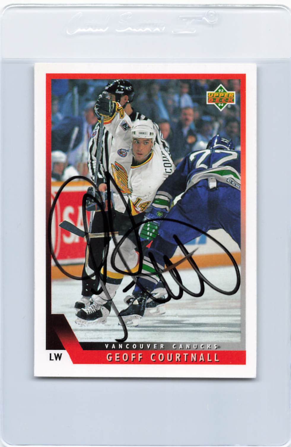 Geoff Courtnall 1993 Upper Deck #163 SP Price Guide - Sports Card Investor