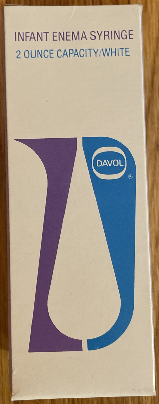 Vintage+NOS+Davol+Rubber+Infant+Enema+Syringe+Original+Box+2oz+Home ...