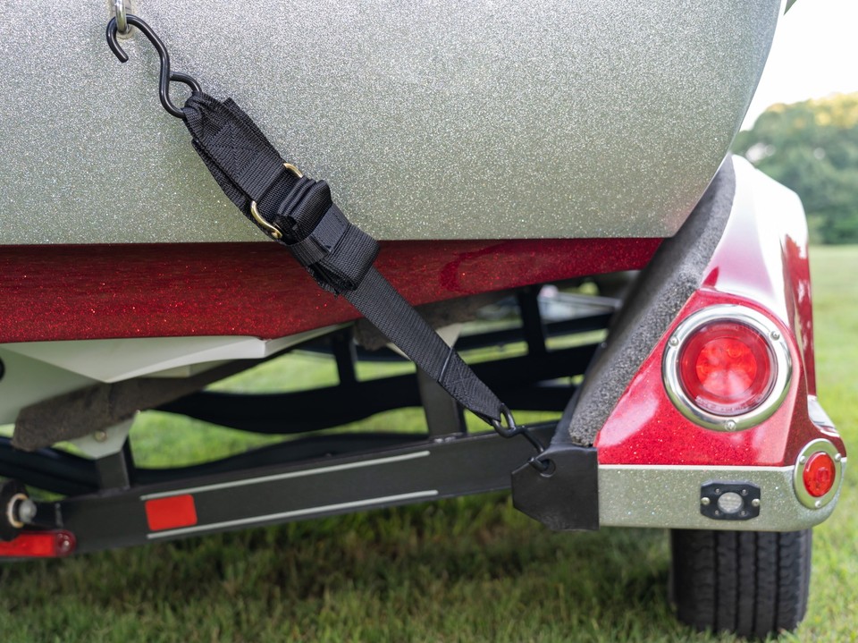 2-Inch x 4-Feet Transom Tie Down, Heavy-Duty Boat Securement Strap NEW ...