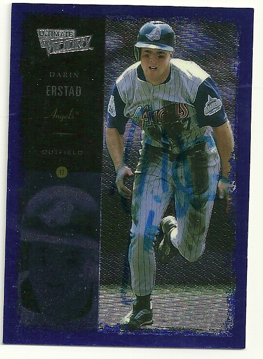 2000 UD Victory DARIN ERSTAD Signed Card ANGELS autograph NEBRASKA ...