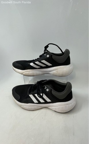 Adidas Womens Response GX2004 Black White Lace-Up Sneaker Shoes Size 9. ...