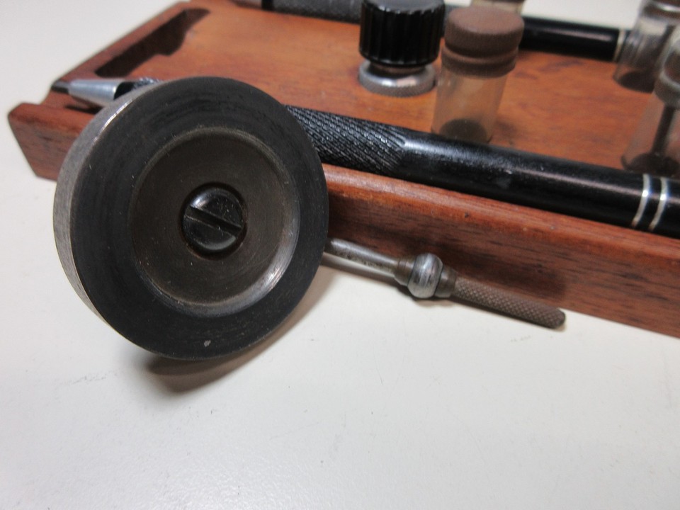 VINTAGE WALLER CARBIDE GRAVER SET WATCHMAKER JEWELER BENCH REPAIR TOOL ...