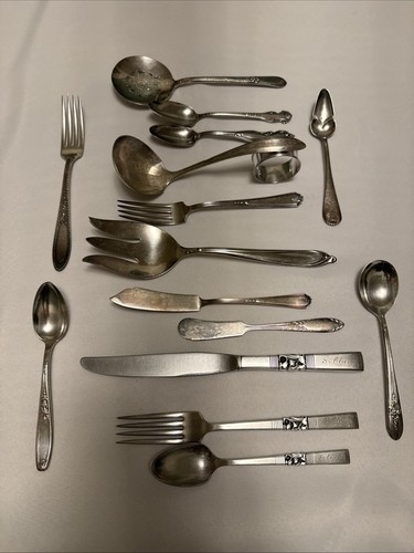 (16) Pieces Silverplate Silverware Random, No Sets | eBay