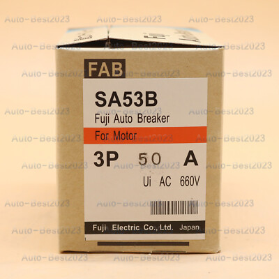 Auto Breaker SA53B 3P 50A NEW For FUJI Free Shipping | eBay