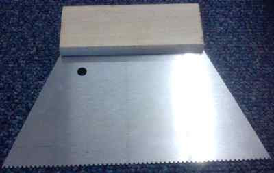 A2 Adhesive Spreader Trowel 18cm for Karndean Amtico Polyflor Moduleo ...