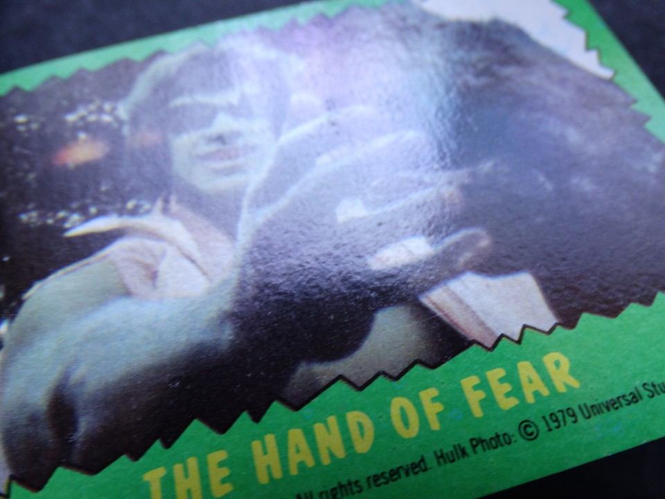 1979 Topps The Incredible Hulk TV Show Card Complete Your Set You U ...