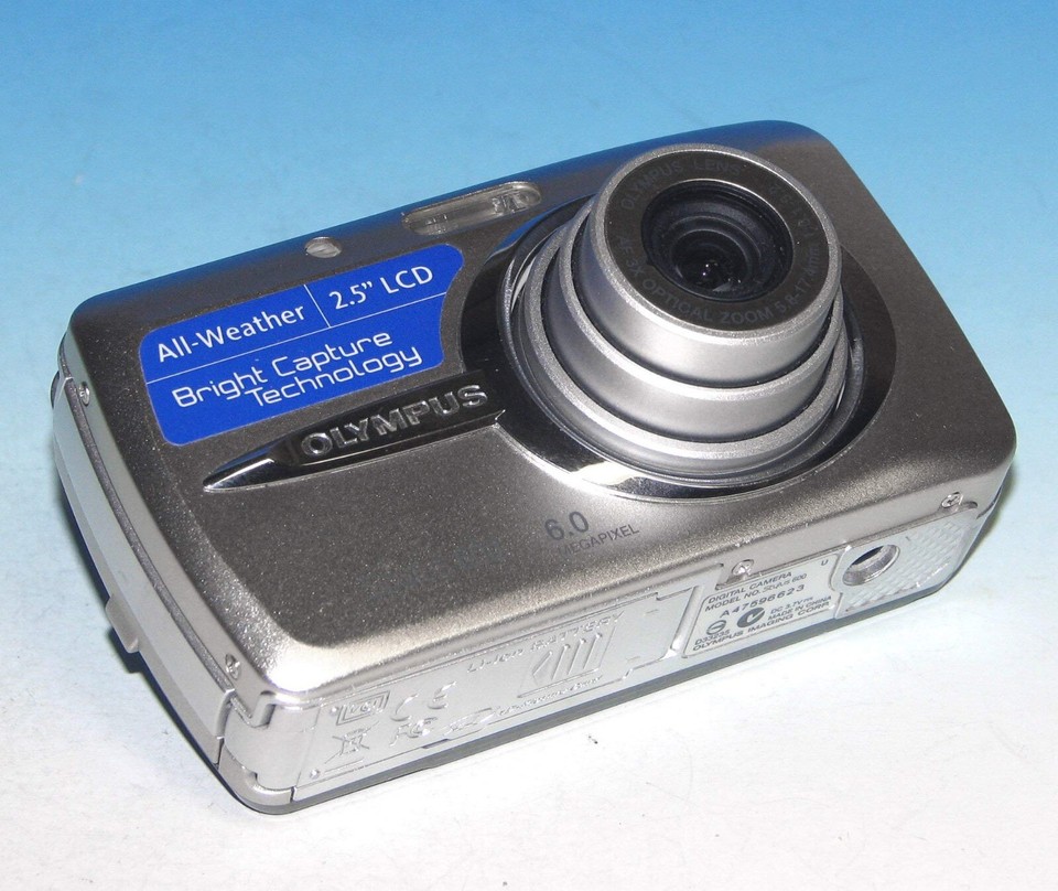 Olympus Stylus 600 Digital 6.0MP Digital Camera - Silver #6623 (In Box ...